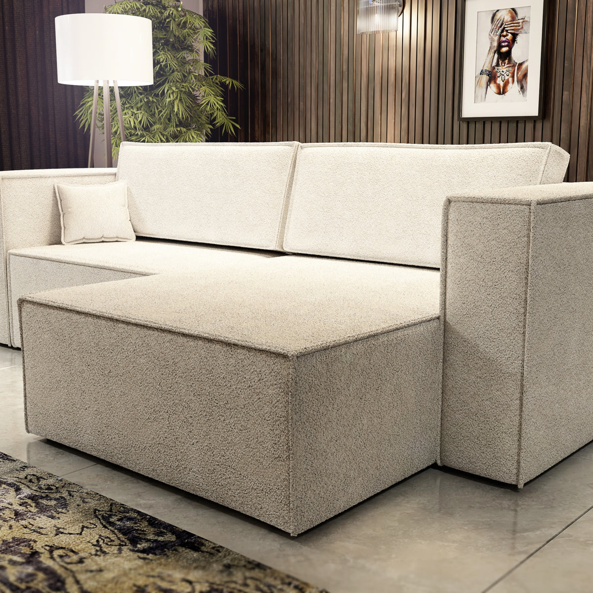 CORNER SOFA BED OTTO LAMBI 255CM UNIVERSAL CORNER – Anna Furniture