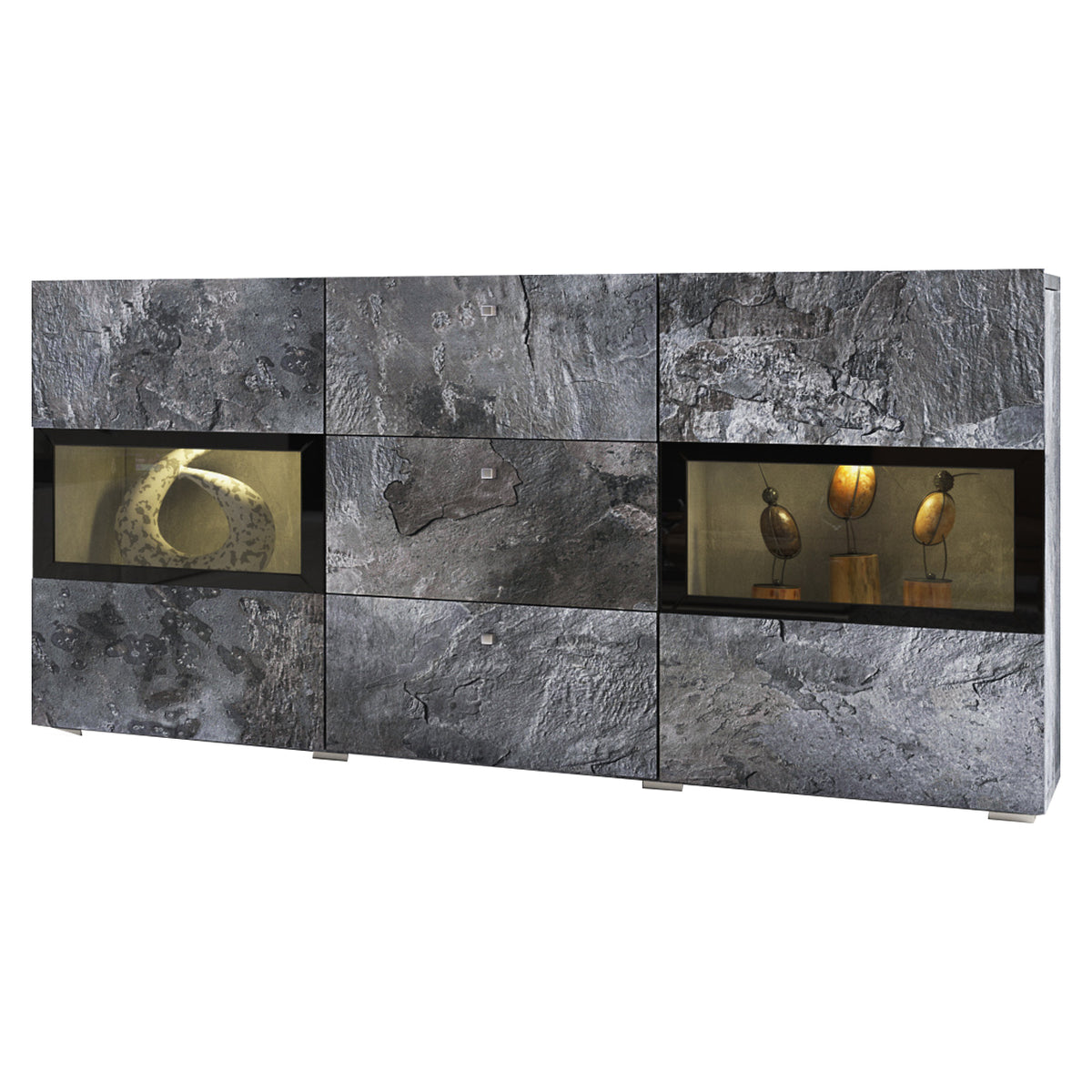SIDEBOARD BAROS 132CM SHIEFER – Anna Furniture