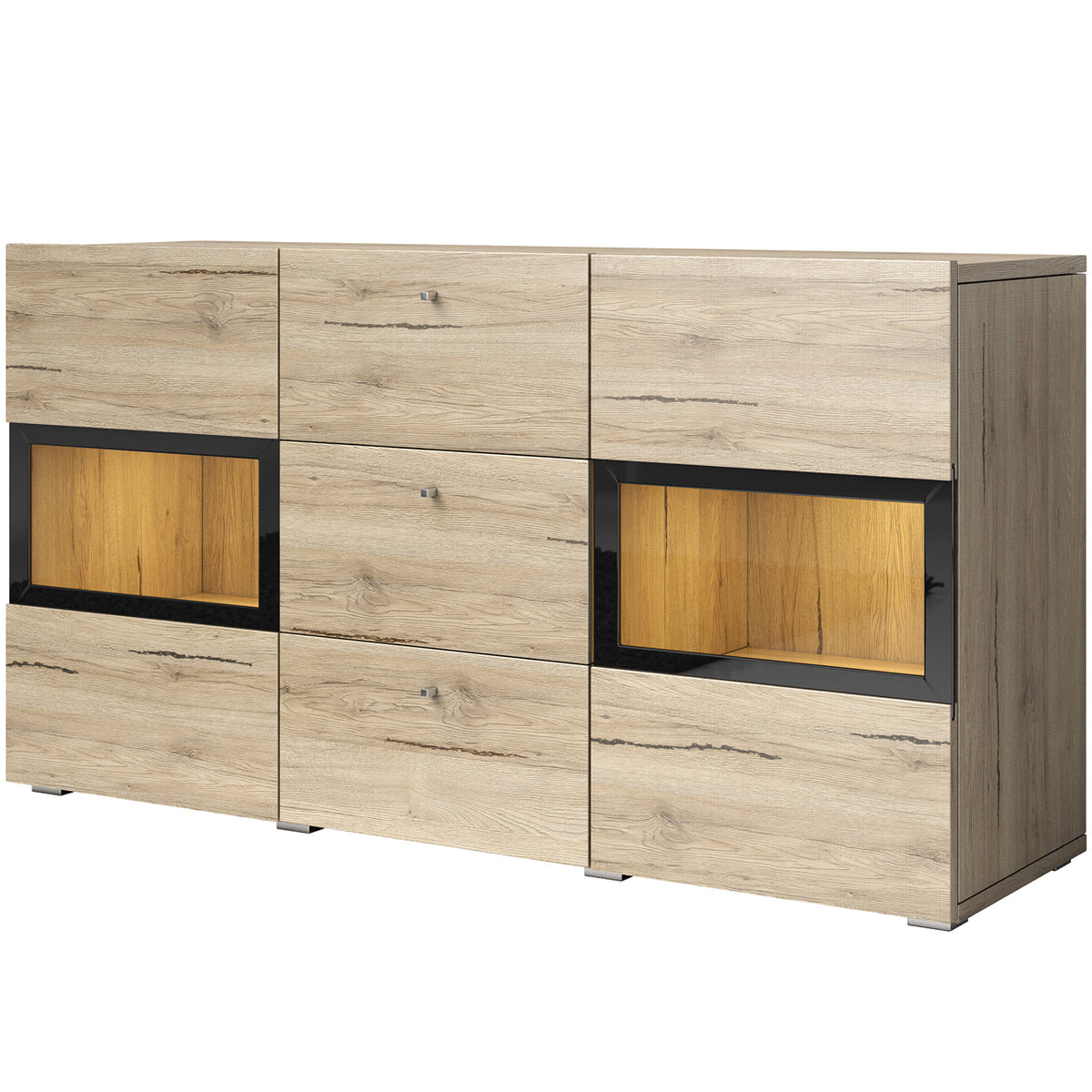 SIDEBOARD BAROS 132CM SAN REMO LIGHT – Anna Furniture